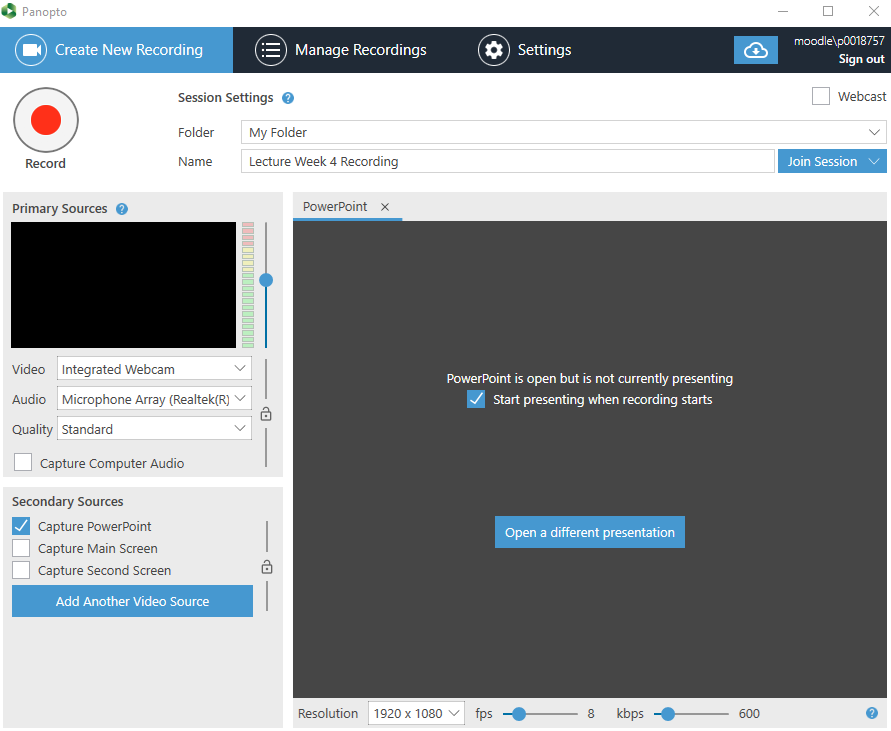 How do I record videos I can share with Panopto on Windows and Mac ...