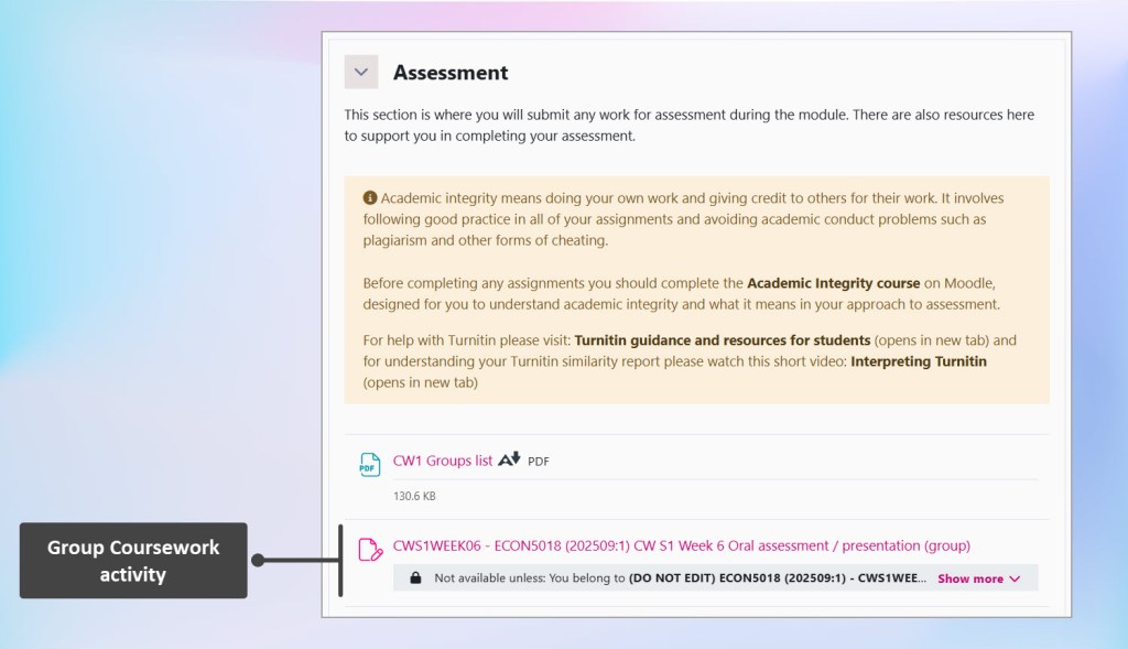 How do I set up a Moodle assignment for group submissions ...